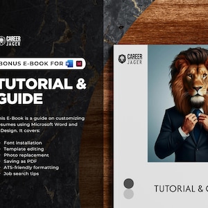 Professional Resume Template: Editable CV, Cover Letter (word, Google ...