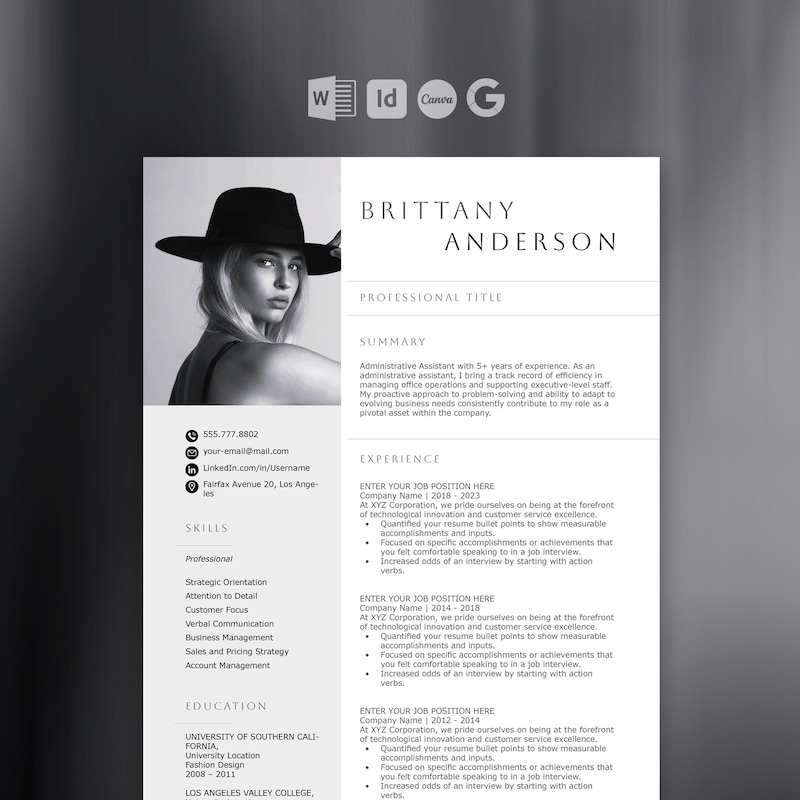 Picture of Job Resume - Etsy UK