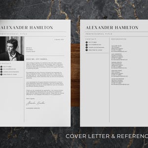Professional Resume Template: Editable CV, Cover Letter (word, Google ...