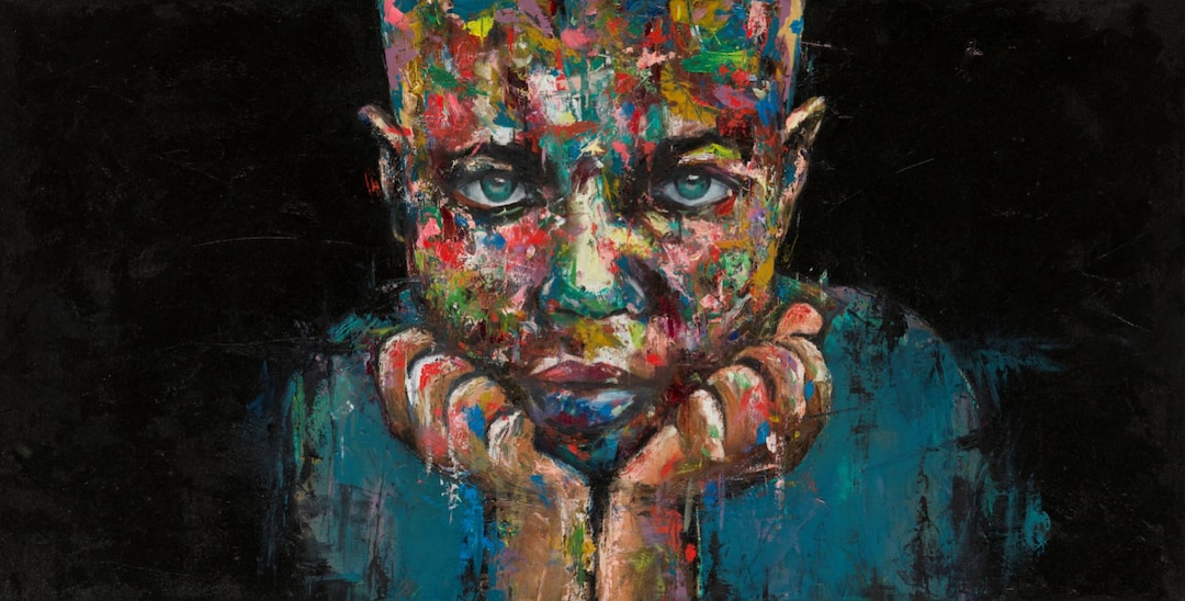 Expressionist African Boy Oil Painting on Canvas, Hand-painted Art - Etsy