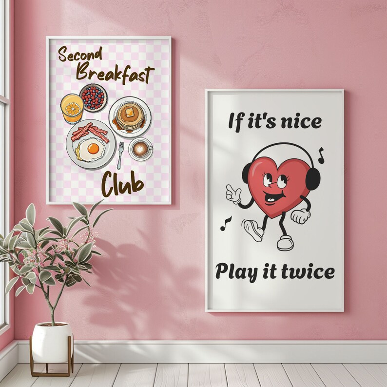 Second Breakfast Club | Digital Printable Wall Art | Instant Download ...
