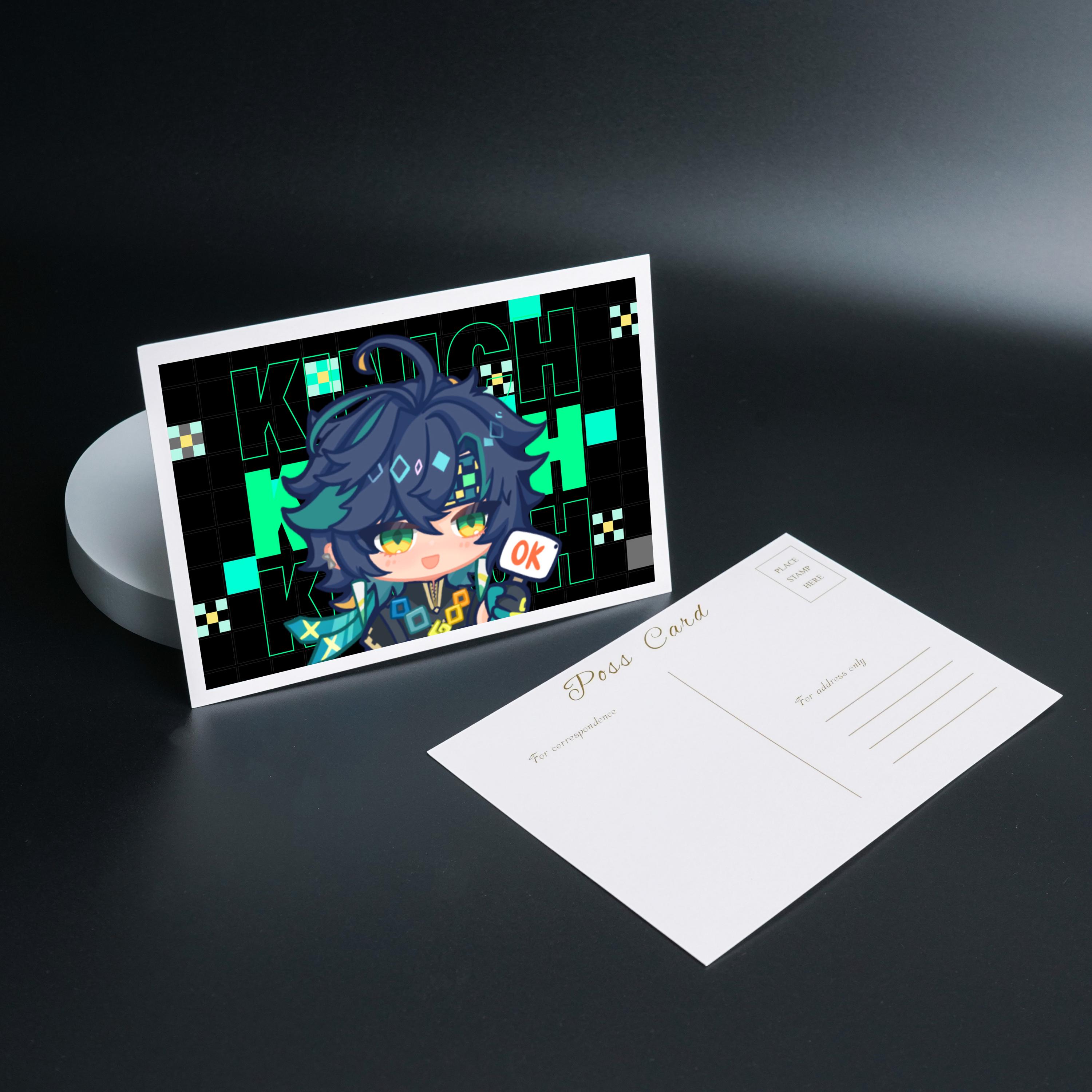 Original Genshin Impact Kinich Postcards,genshin Postcards, Stylish ...