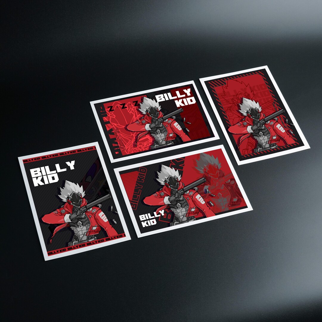 Original Zenless Zone Zero Billy Kid Postcards, ZZZ Postcard, Stylish ...