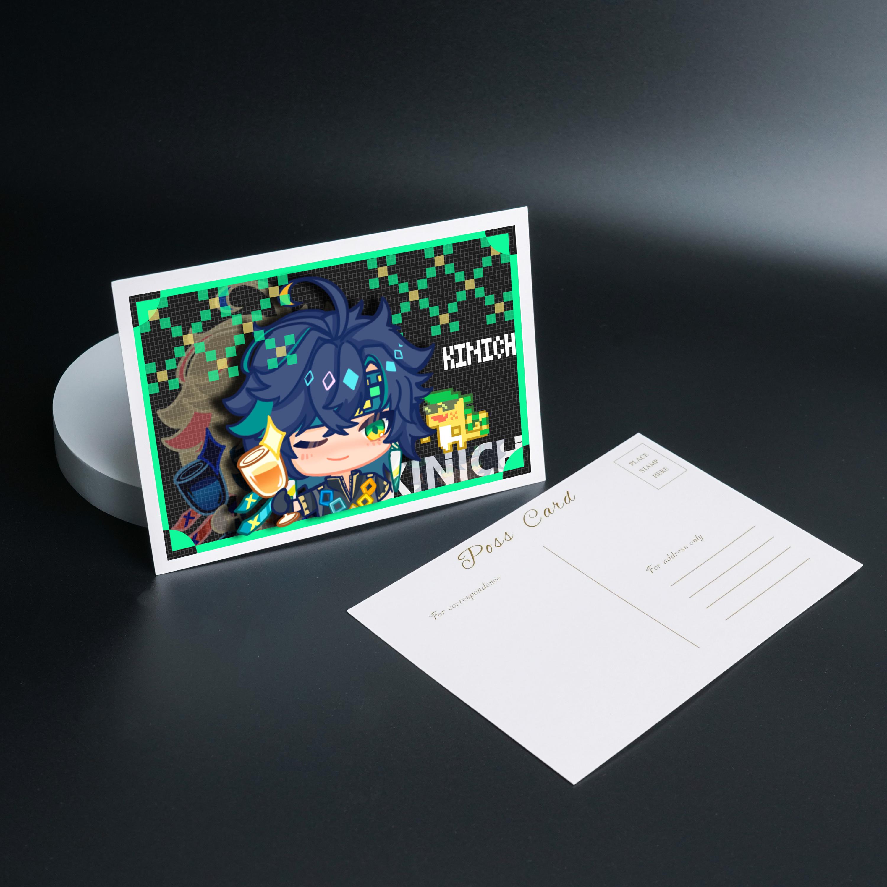 Original Genshin Impact Kinich Postcards,genshin Postcards, Stylish ...