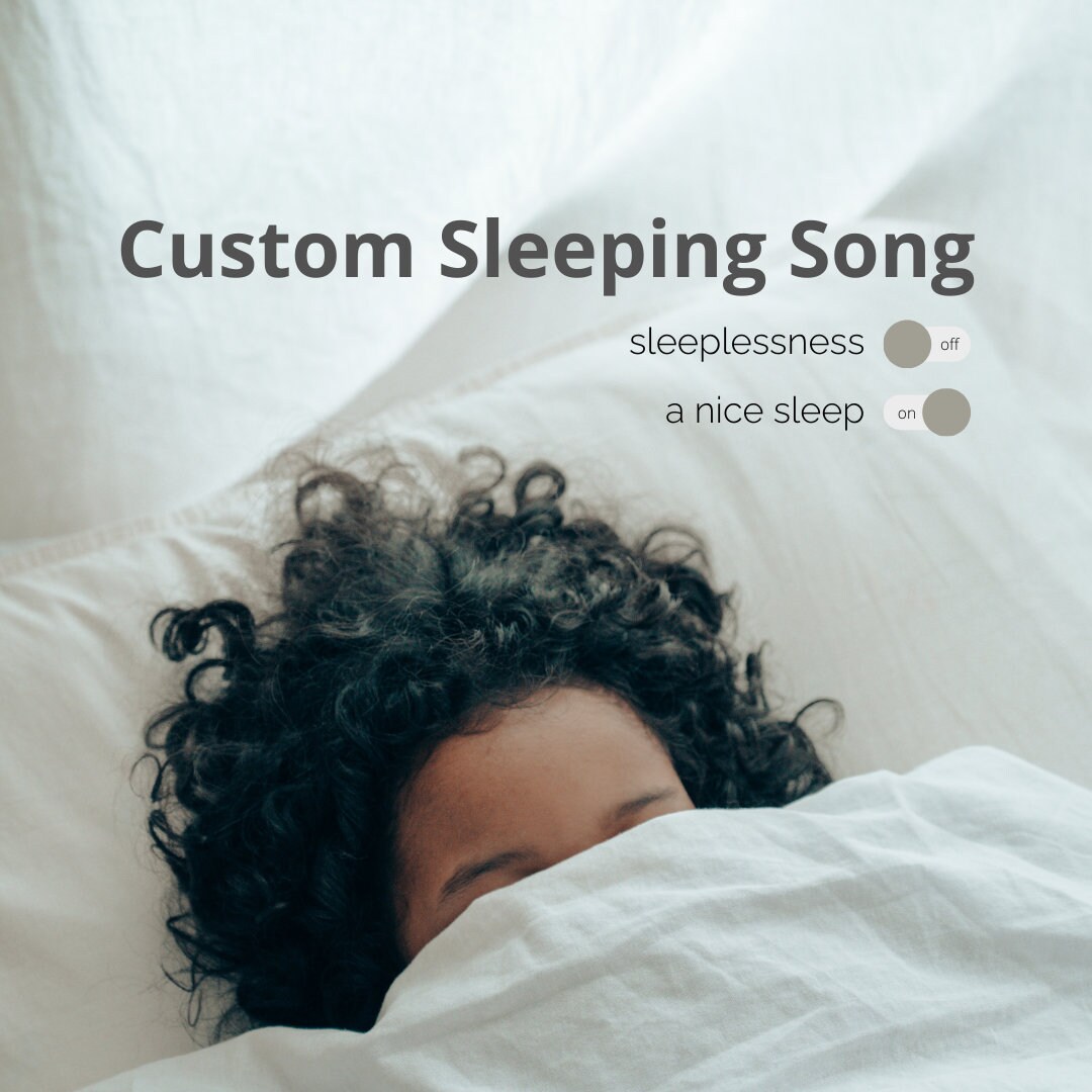 Personalized Sleeping Playlist, Sleeping Song, Custom Music Playlist ...
