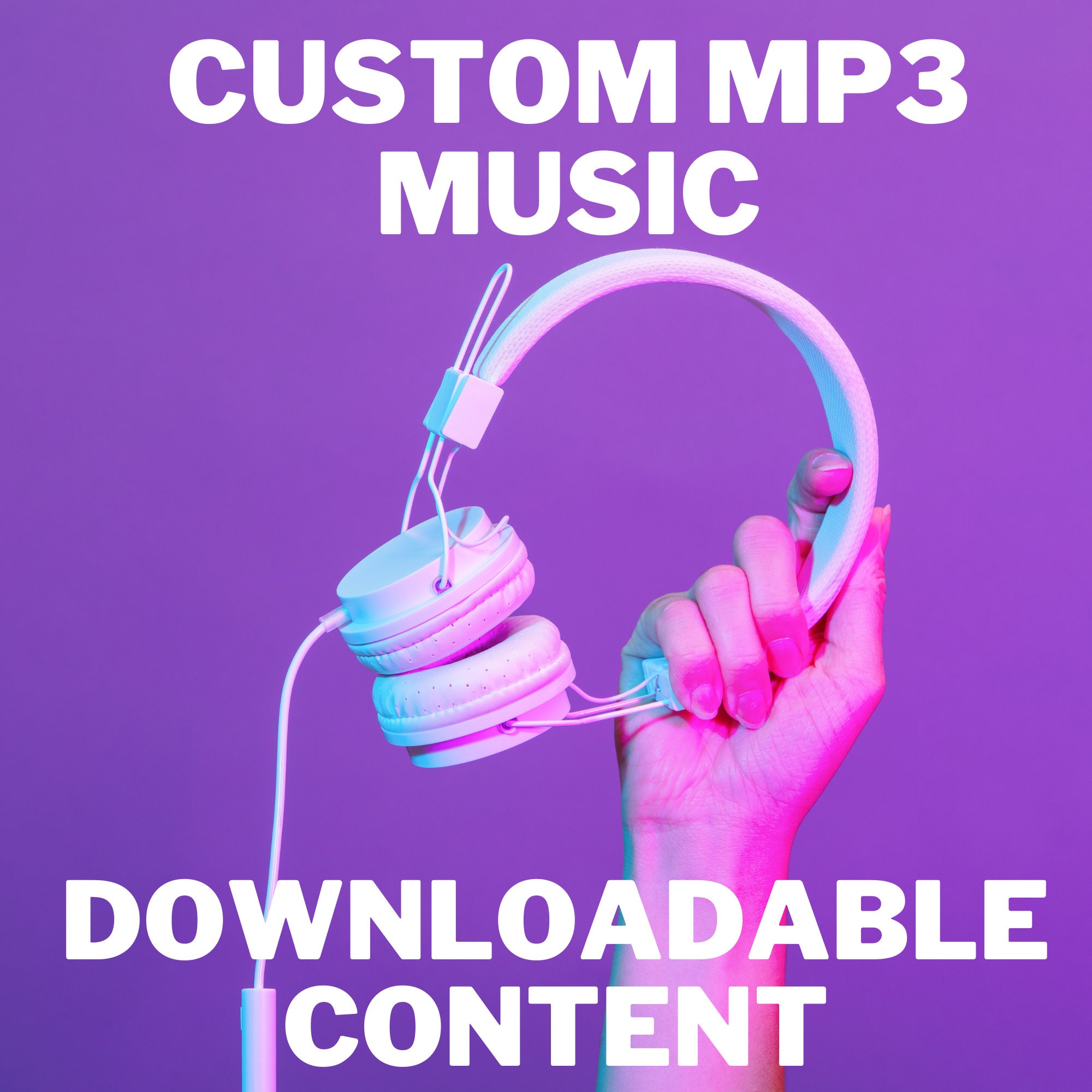 Custom MP3 Music, Downloadable Content, Personalized Song, Custom Beat ...