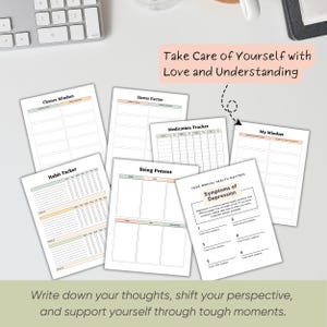 2025 Anxiety and Depression Printableworkbook, Depression Journal ...
