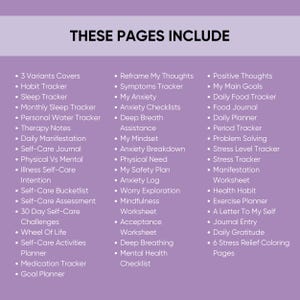 Printable Mental Health Journal Digital Therapy Workbook for Adults ...