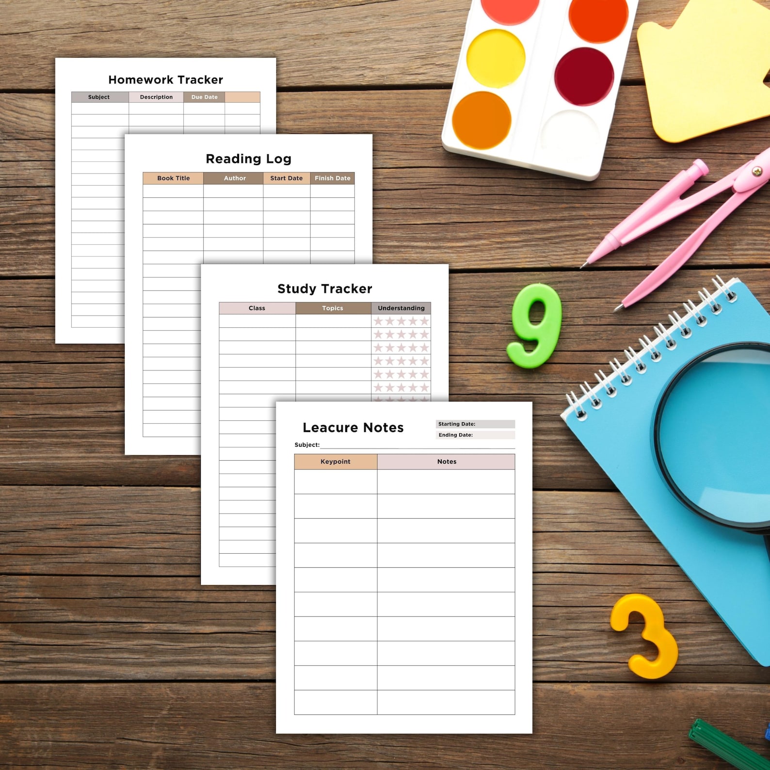 Printable Student Planner 2024-2025 * Academic Planner Bundle ...
