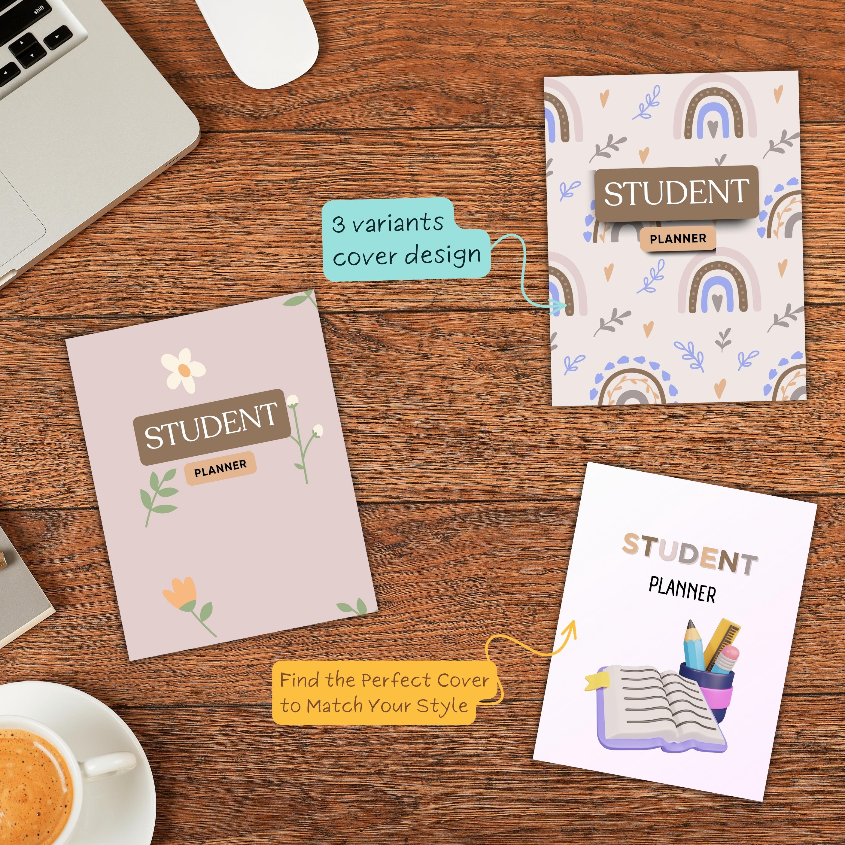 Printable Student Planner 2024-2025 * Academic Planner Bundle ...