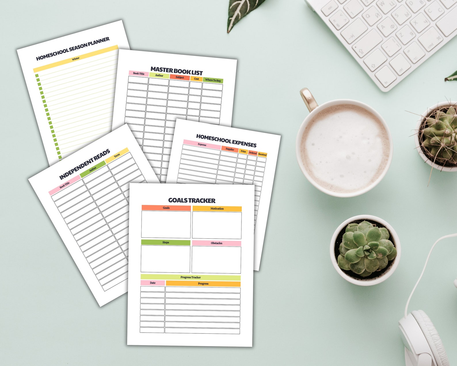 2024-2025 Homeschool Planner Printable PDF Homeschool Lesson Planner ...