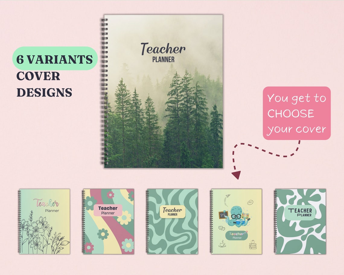 Printable Teacher Planner 2024-2025 * Lesson Preparation Planner ...