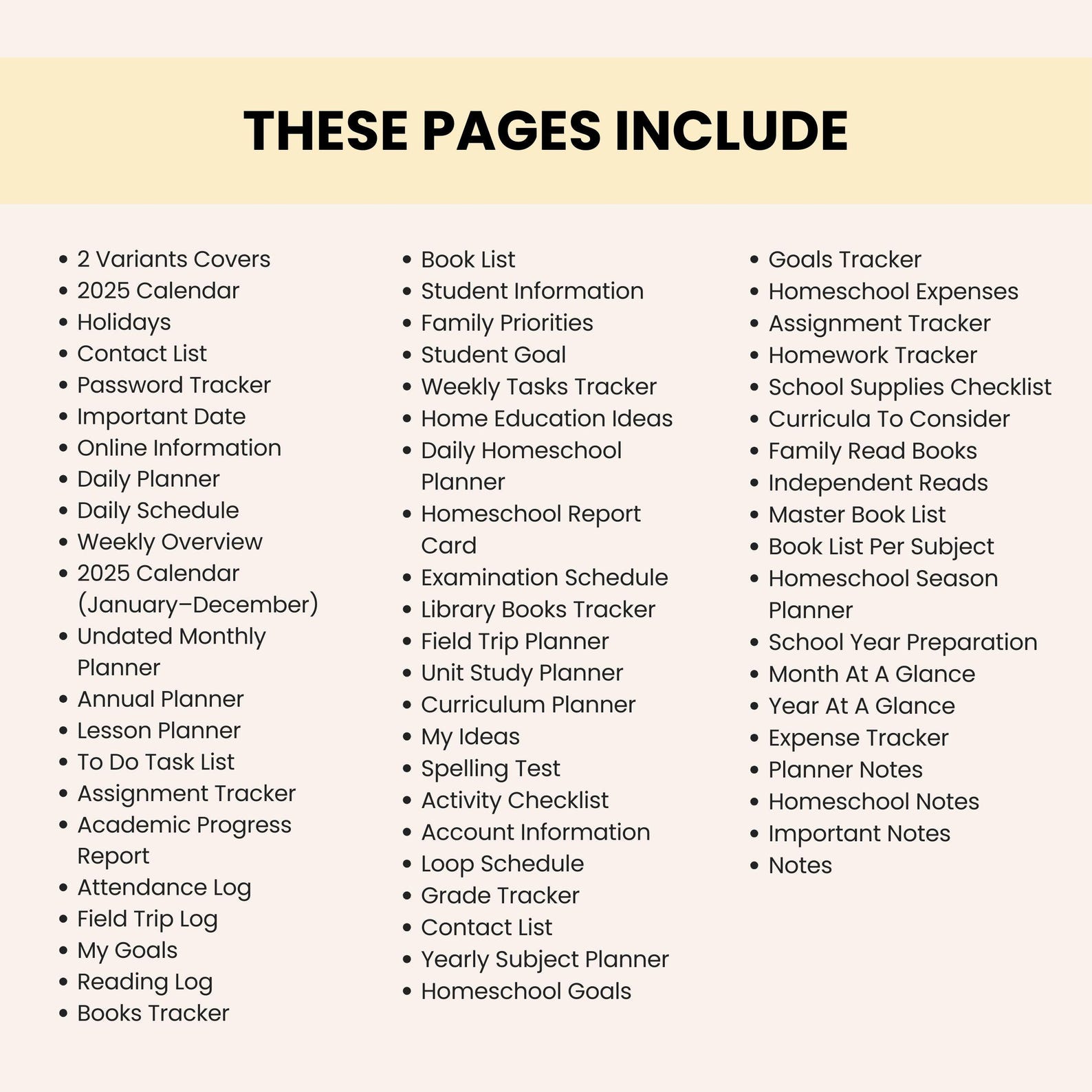 Homeschool Planner 2025: Comprehensive Organizer, Coral Sunset (digital ...