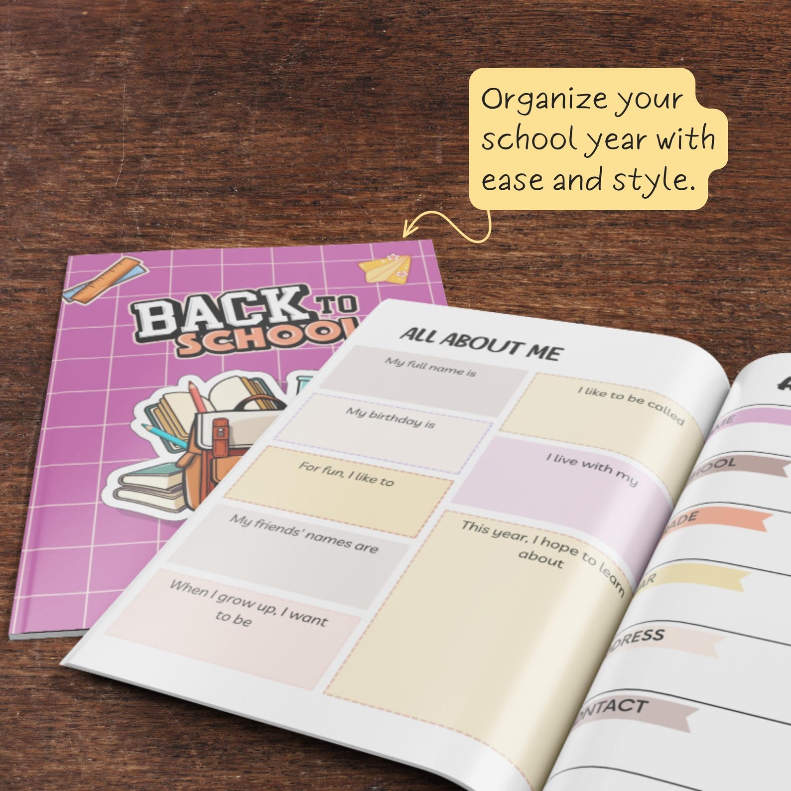Back to School Planner | School Checklist | Kids Back to School Planner ...