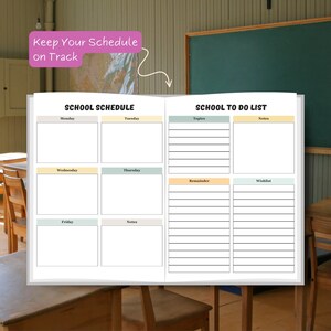 Back to School Planner School Checklist Kids Back to School Planner ...
