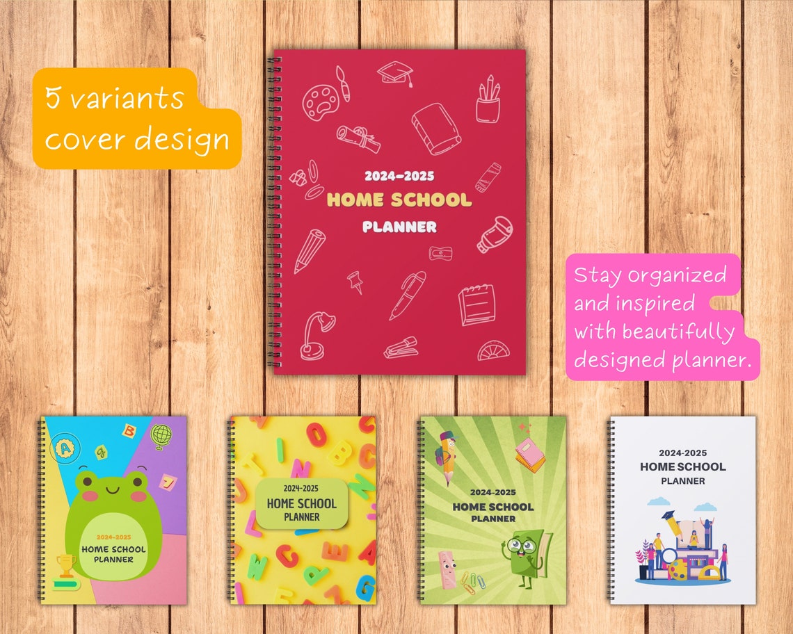 2024-2025 Homeschool Planner Printable PDF Homeschool Lesson Planner ...