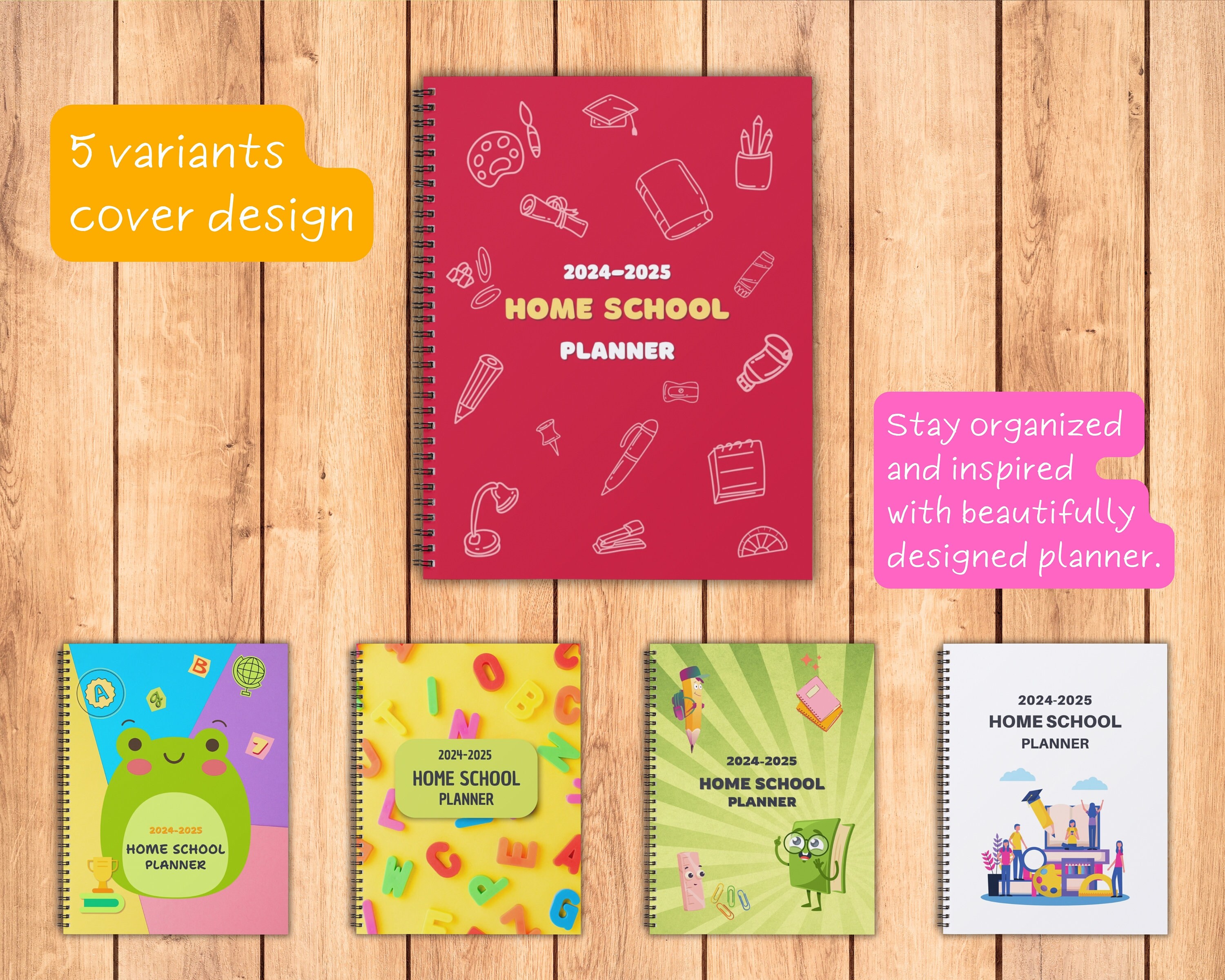 2024-2025 Homeschool Planner Printable PDF Homeschool Lesson Planner ...