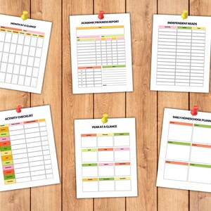 2024-2025 Homeschool Planner Printable PDF Homeschool Lesson Planner ...