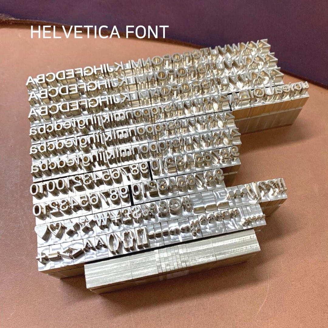 Alphabet Brass Stamp Set for Leather, Dream Factory Compatible, Hot ...