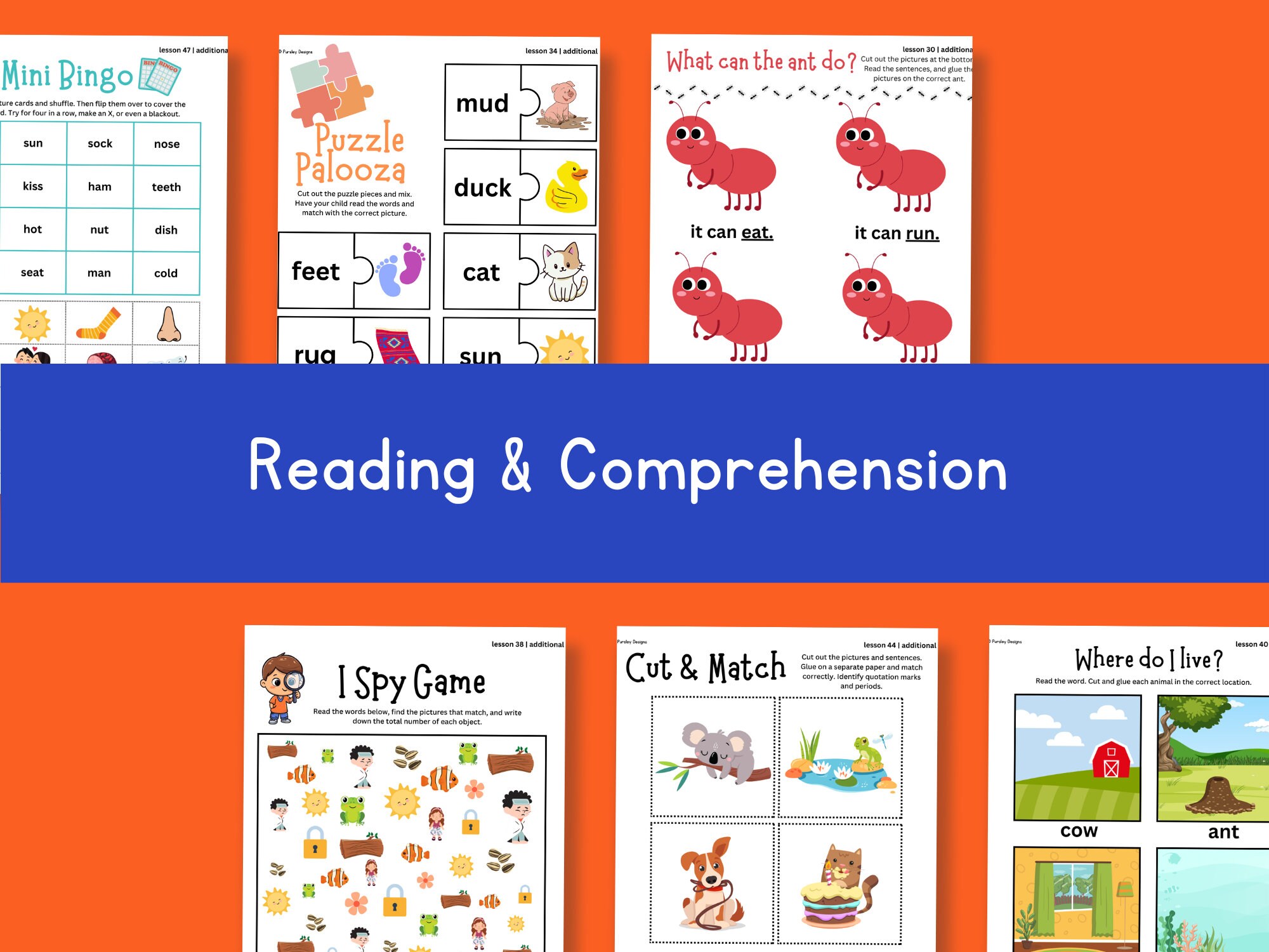 Teach Your Child to Read in 100 Easy Lessons - Activity Guide (1-50) - Etsy