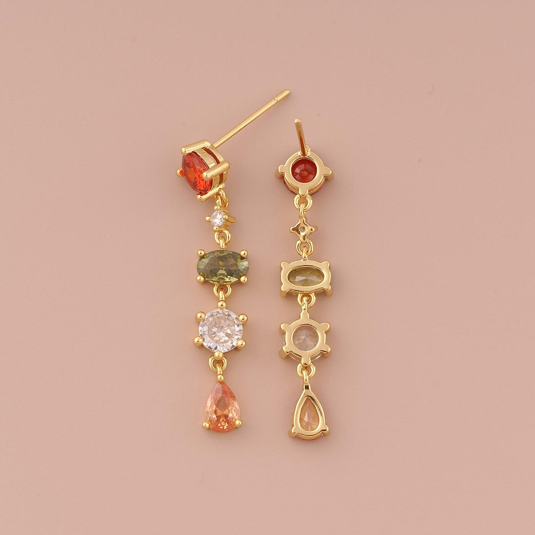 Gold Water Drop Stud Earrings 18k Gold Filled Water Drop Studs Earrings ...
