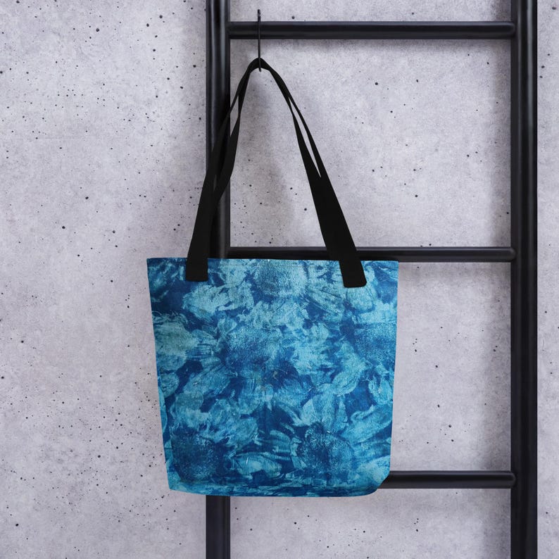 Vibrant Blue Watercolor Tote Bag | Apparel | Bags | Watercolor ...