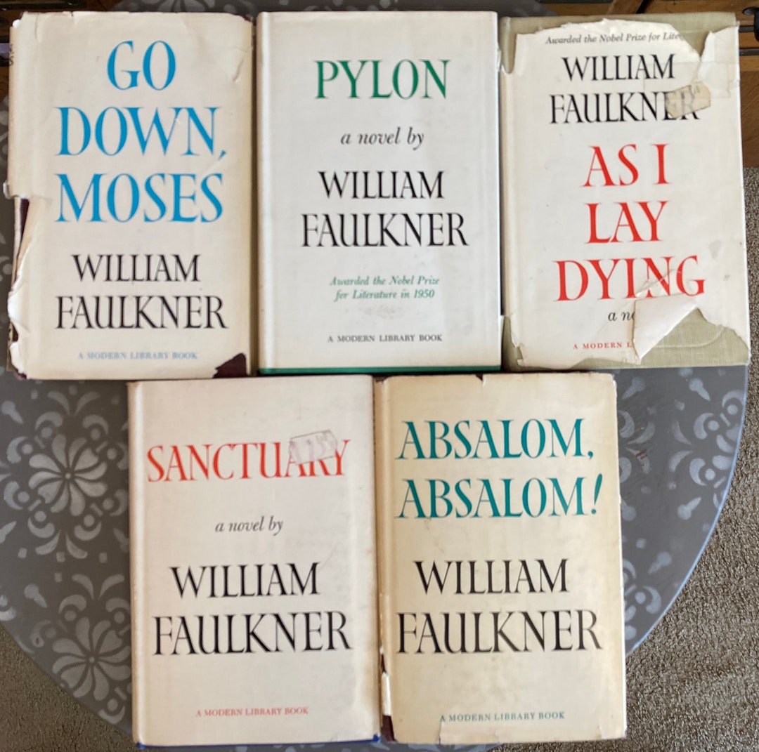 William Faulkner Vintage Book Collection, Modern Library, as I Lay ...