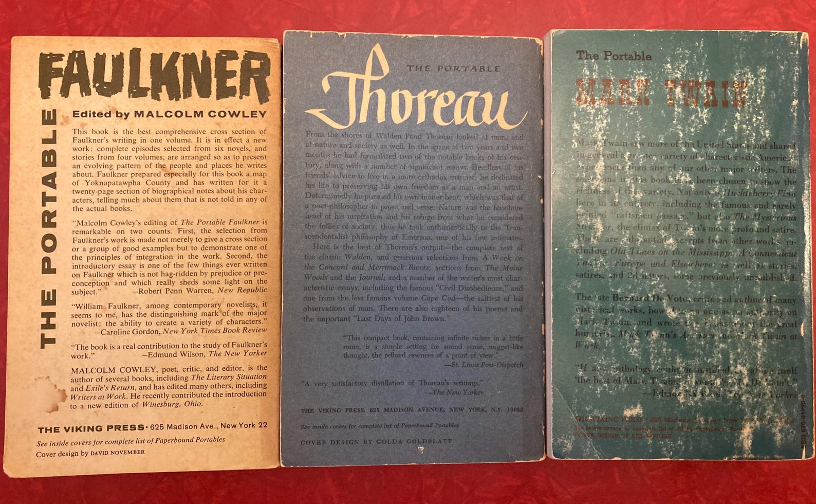 Viking Portable Library 3 Book Collection, Vintage 1960s Paperback ...