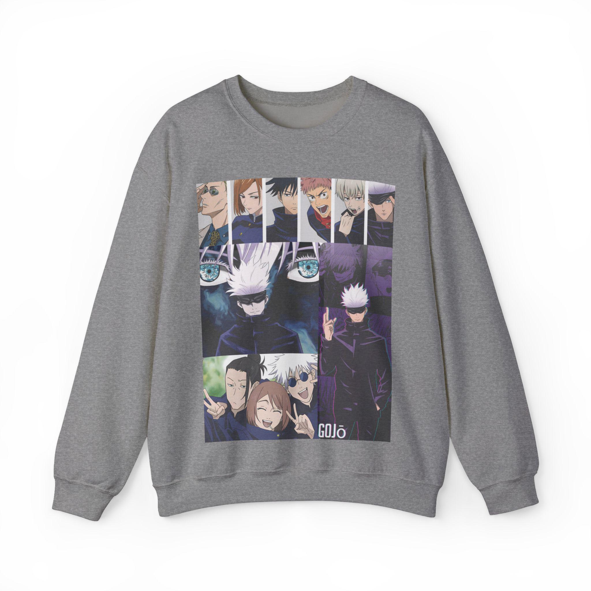 Satoru Gojo Jujutsu Kaisen Sweatshirt - Unisex Anime Pullover, Cozy ...