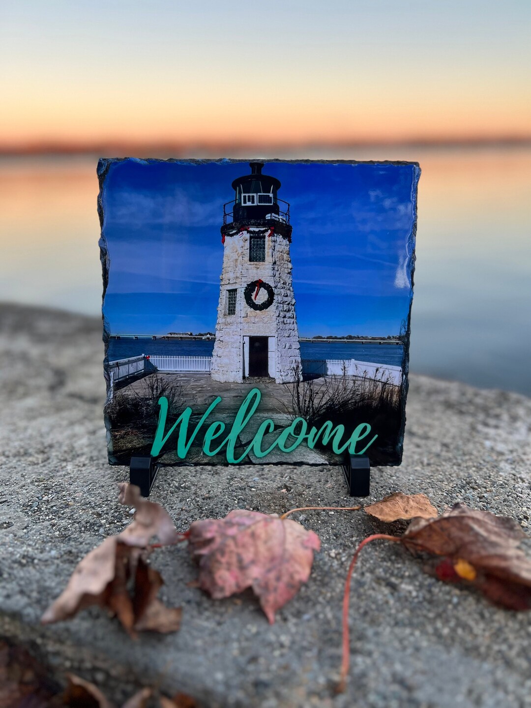 Personalized Photo Slate | Custom Picture on Rock | Photo Gift for ...