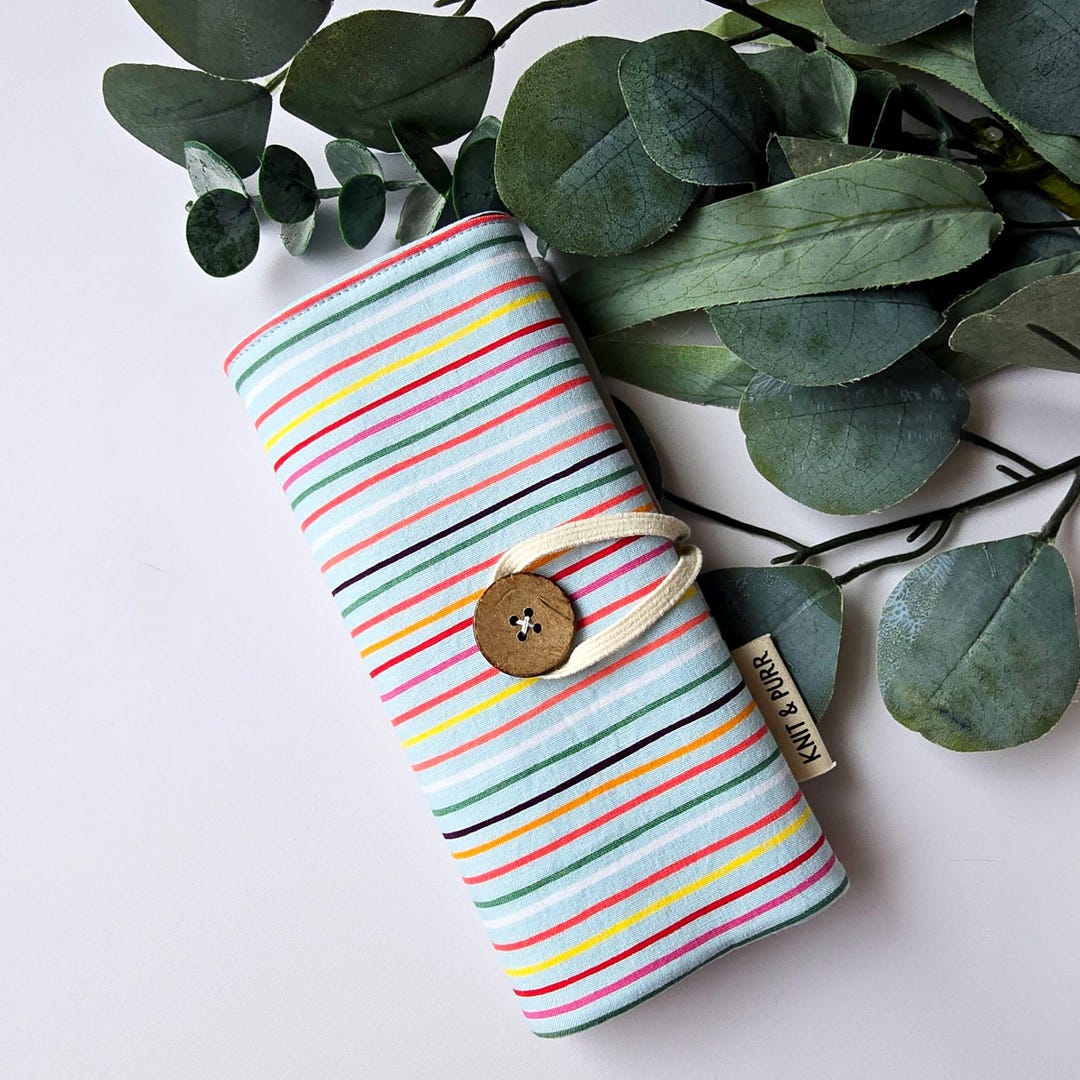 Taylor Crochet/dpns Roll - Cotton Case, Hook Organizer, Needle Storage ...