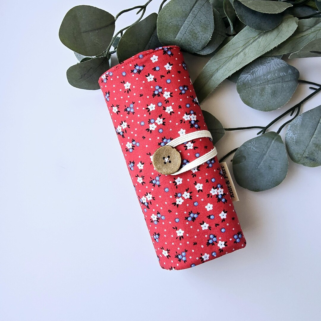 Kimberlyn Crochet Hook/dpns Roll - Little Floral, Cotton Case, Hook ...