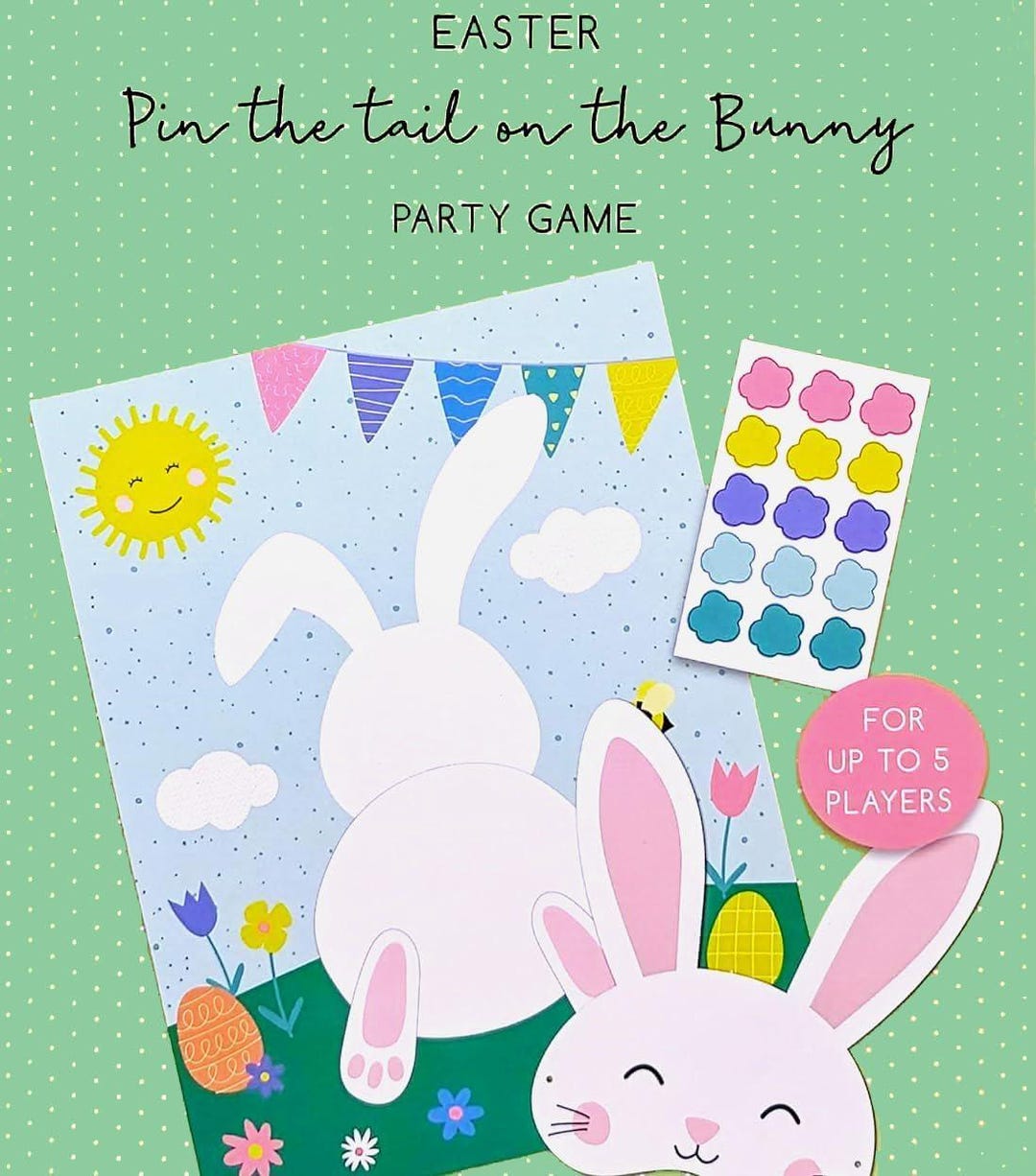 Easter Pin the Tail on the Bunny Game – Fun Easter Party Game| Includes ...