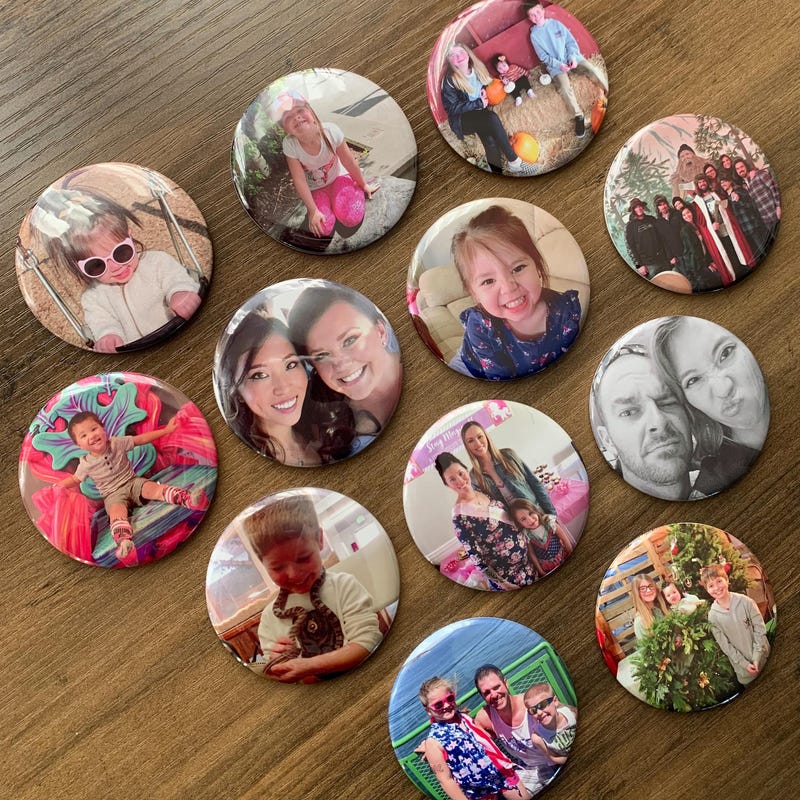 2x2 Magnet Template Canva - Etsy