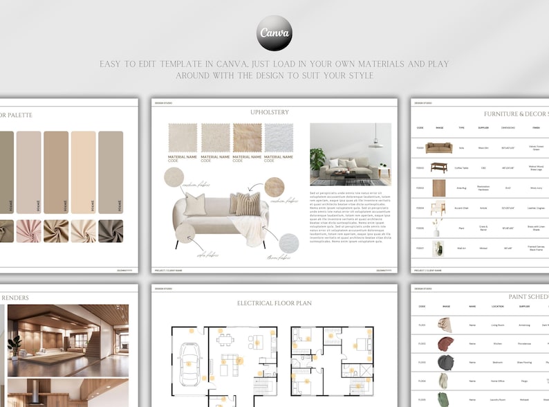 FF&E Schedule | Interior Design Furniture, Fixtures and Finishes ...