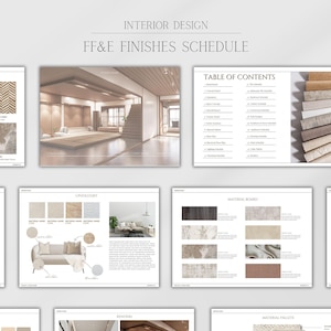 FF&E Schedule | Interior Design Furniture, Fixtures and Finishes ...