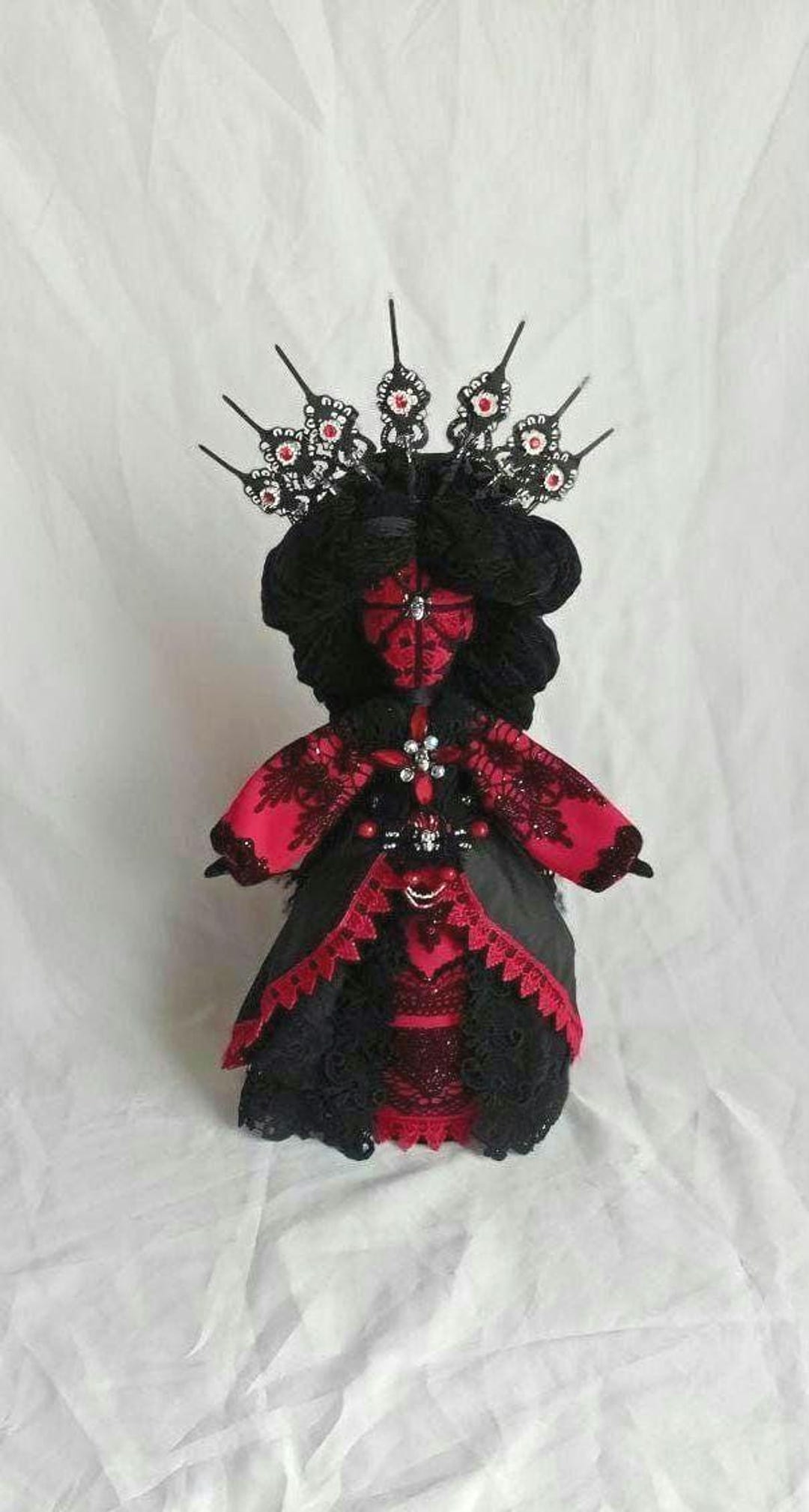 Mara Doll. Bloody Mary. Scarlet Whisper of Timelessness. Handmade. - Etsy