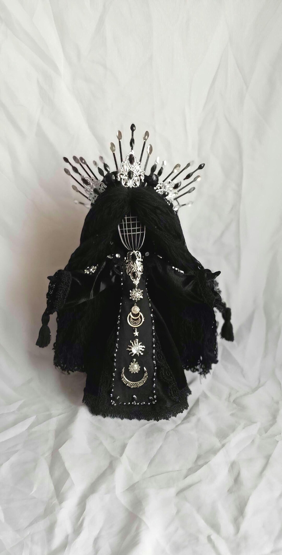 Mara Doll. Night Mistress. Moon Shadow. Star Oracle. Handmade. - Etsy
