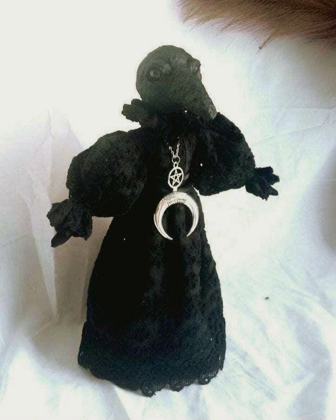 Raven Doll. Mystic Crow. Occult Emissary. Handmade. - Etsy