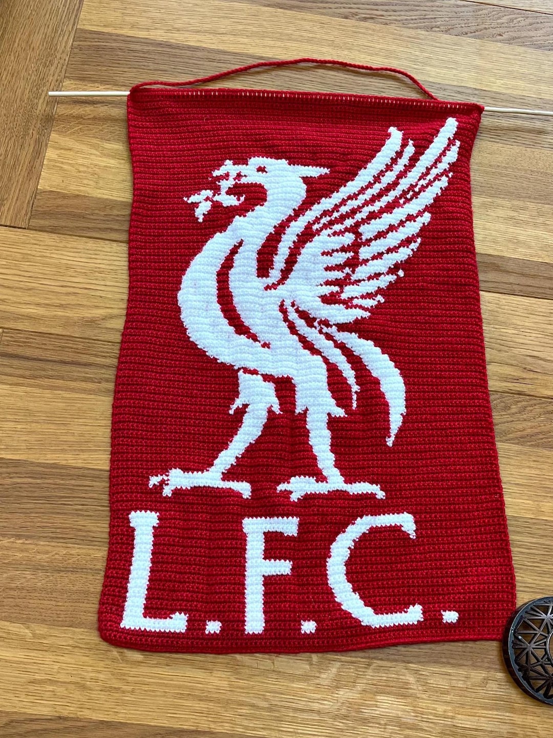 LFC Liverpool FC Handmade Crochet Tapestry - Etsy