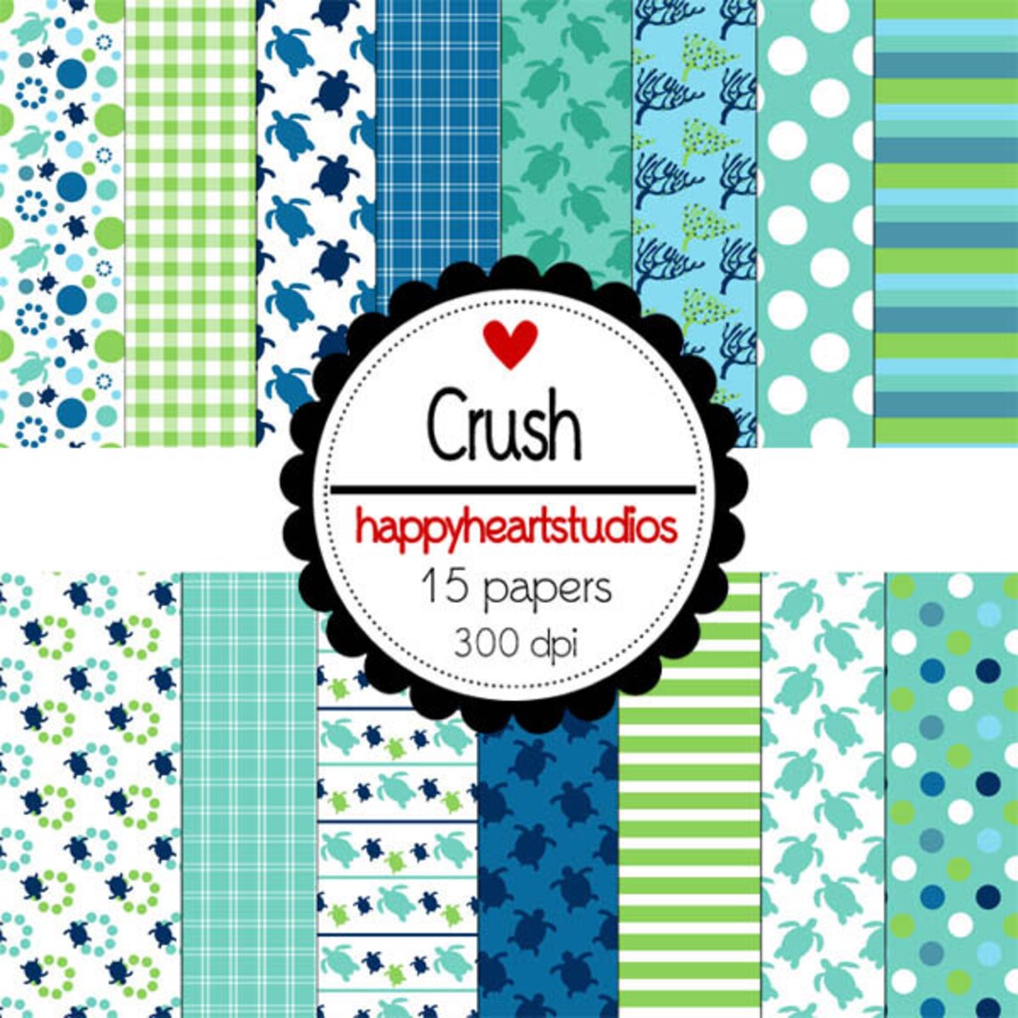 Digital Scrapbook Crush-instant DOWNLOAD - Etsy