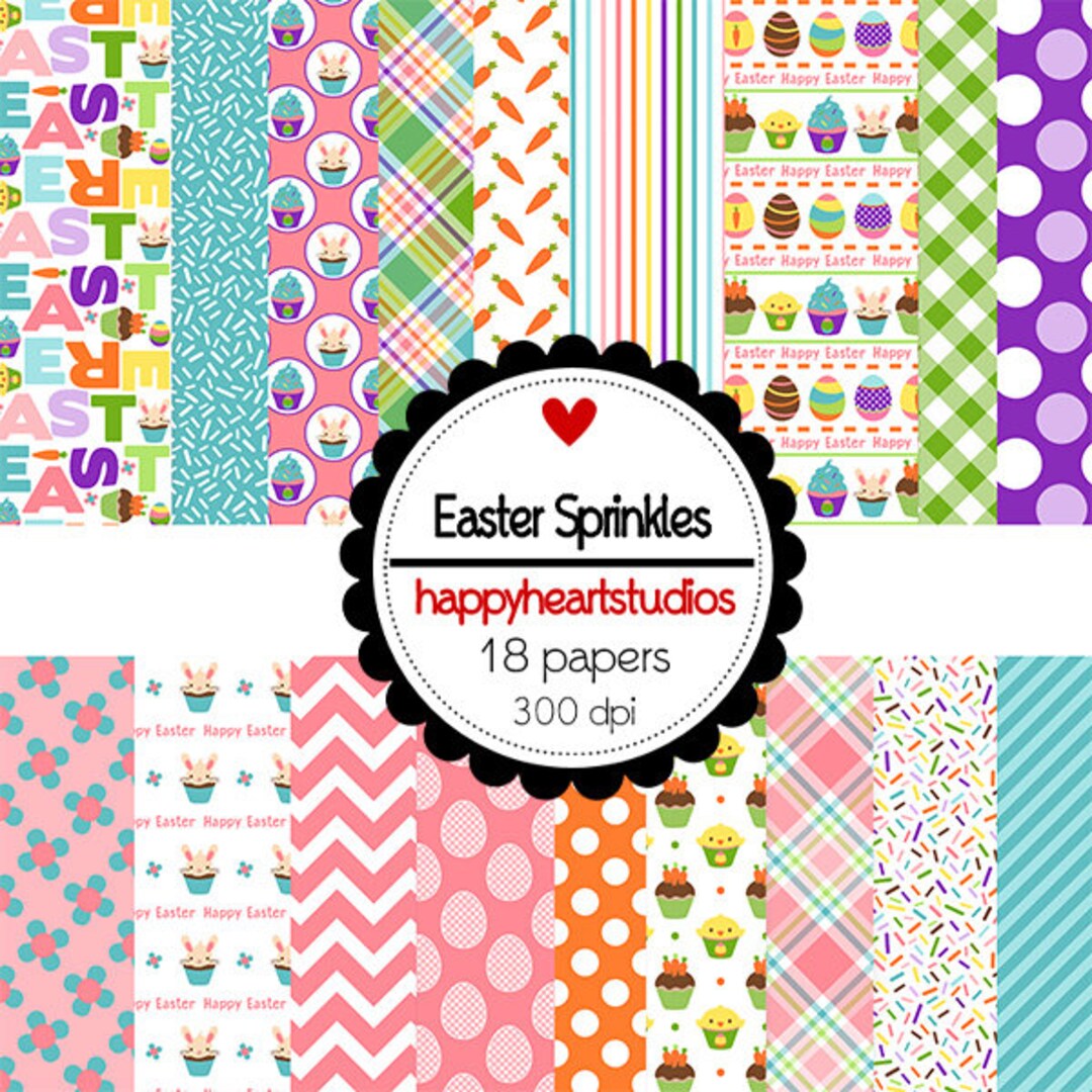 Digitalscrapbooking Eastersprinkles - Instantdownload - Easter - Etsy