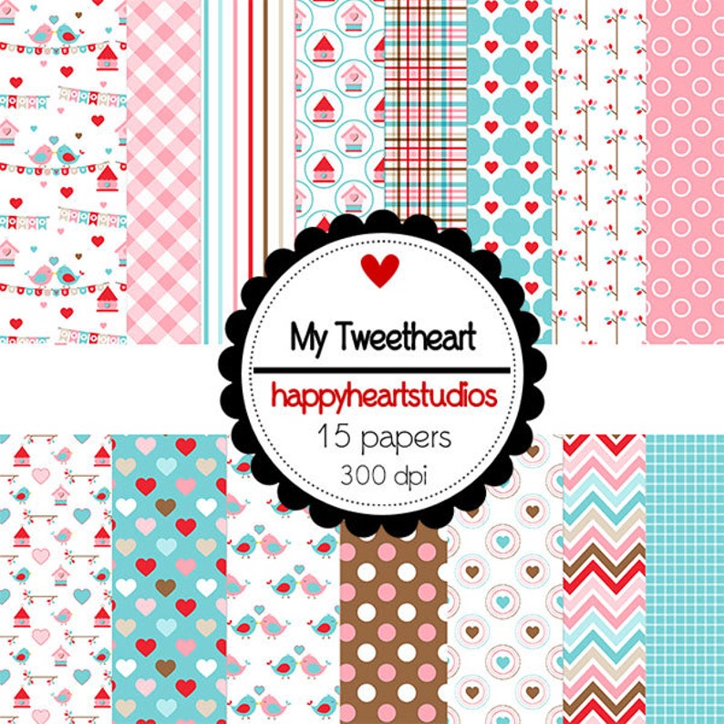 Digitalscrapbooking Mytweetheart -instantdownload - Etsy