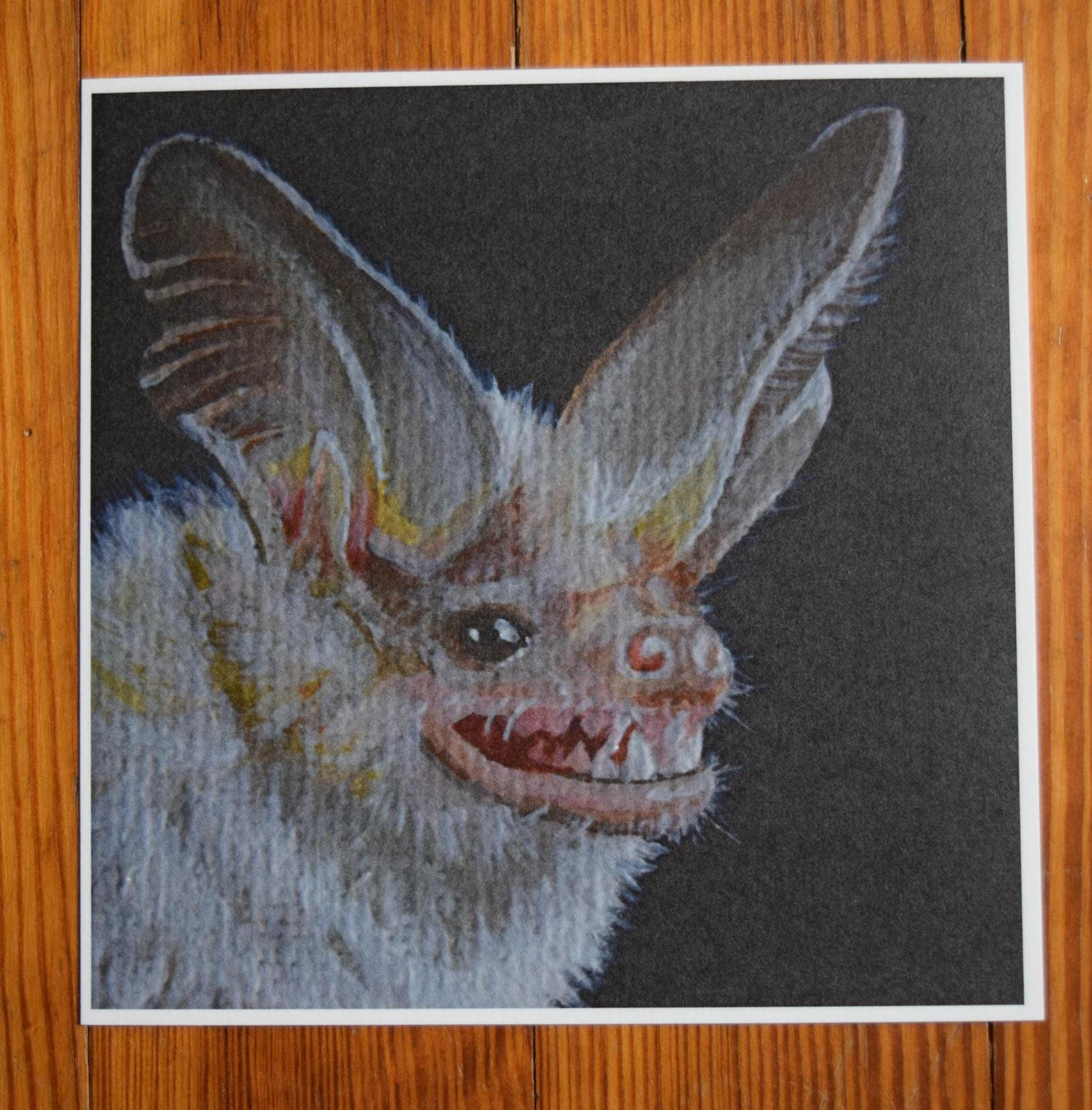 Pallid Bat [art Print] - Etsy