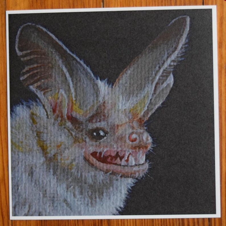 Pallid Bat [art Print] - Etsy