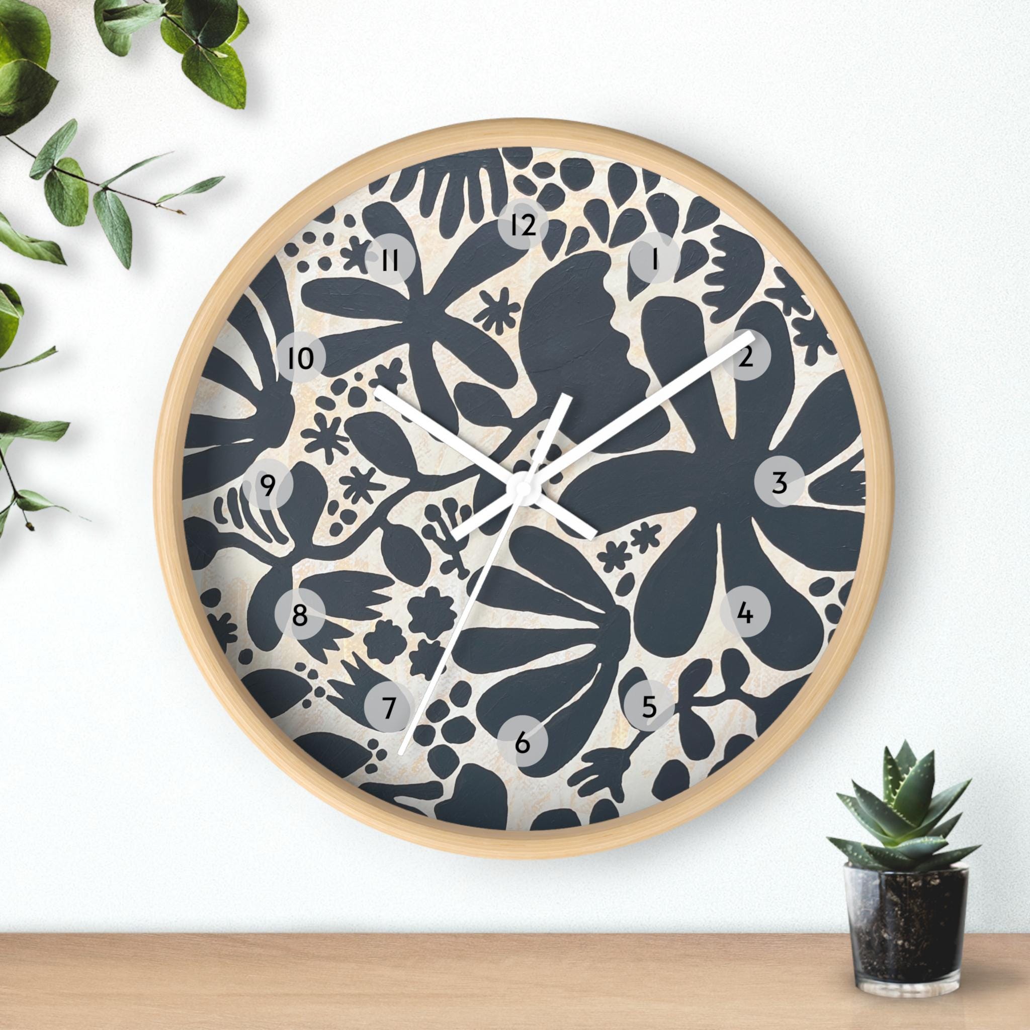 Daisy Dance - Wall Clock - Etsy