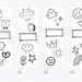 DIY Doodle Bookmarks | Instant Download - Etsy