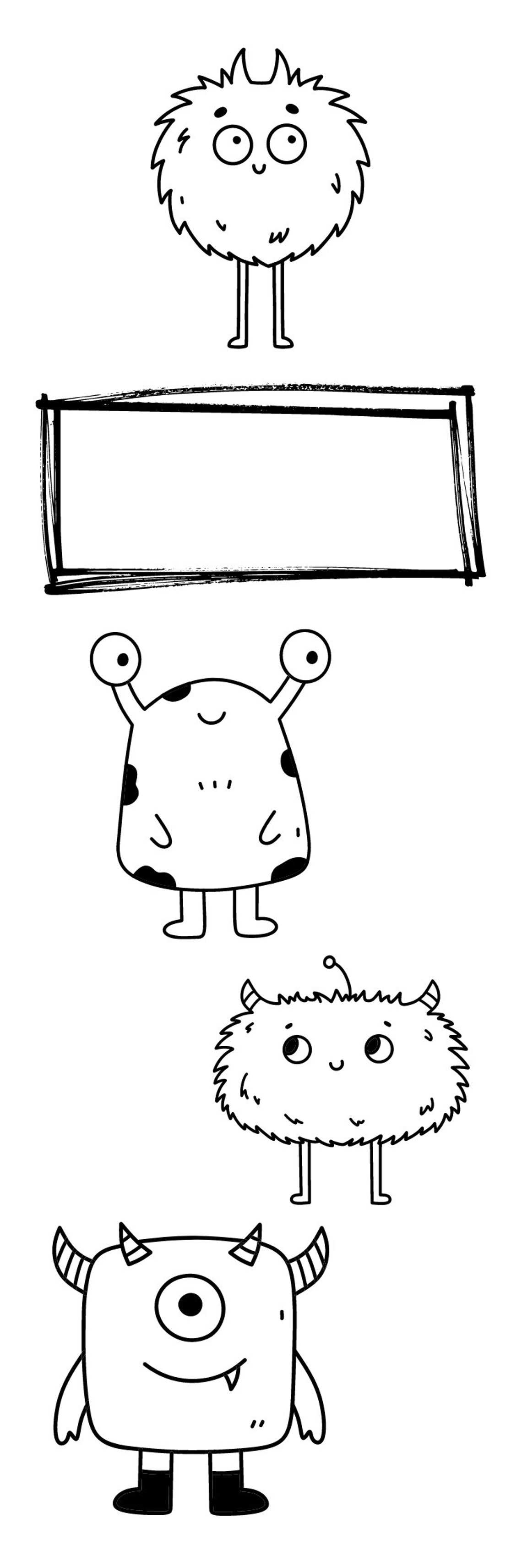 DIY Doodle Bookmarks | Instant Download - Etsy