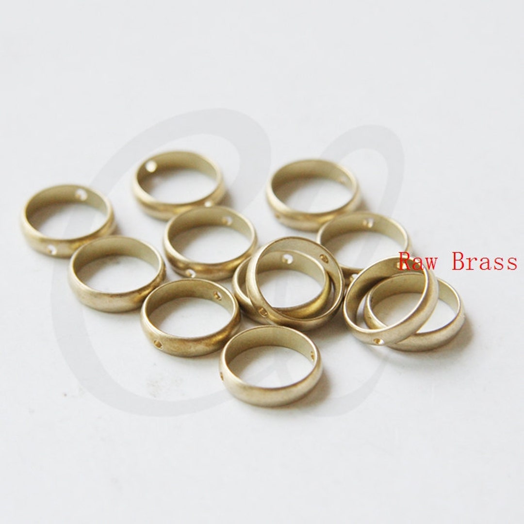 10 Pieces Raw Brass Round Frame - Round 12mm (3301C-F-90) - Etsy