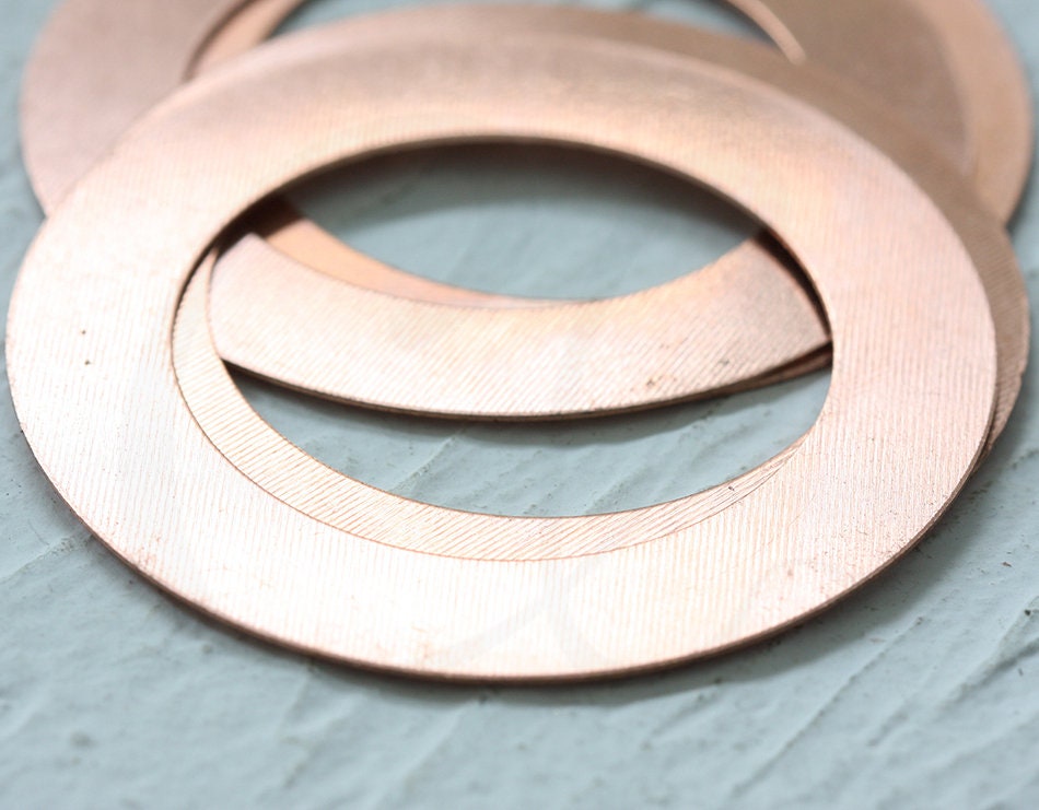 One Piece Brass Base Flat Ring Washer Loop 60mm | Etsy